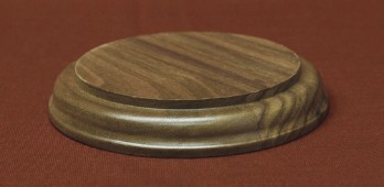 Round Walnut Bases